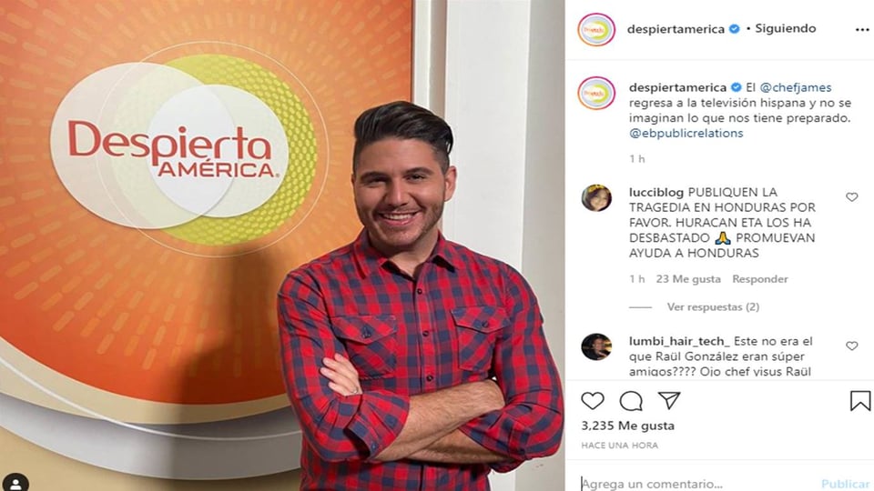 Chef James Despierta América y da golpe bajo a Un Nuevo Día