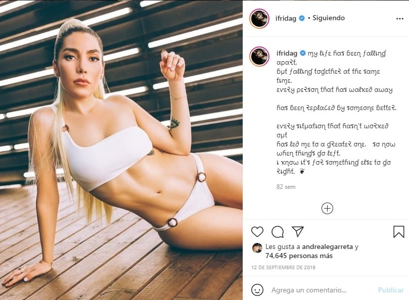 Frida Sofía Bikini La Joven Cantante Presume Su Figura Luego Del Escándalo