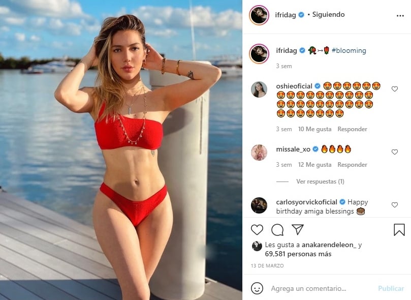 Frida Sofía Bikini La Joven Cantante Presume Su Figura Luego Del Escándalo