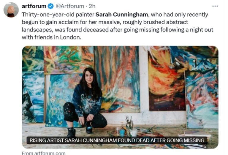Sarah Cunningham fallece en Londres, trágico desenlace