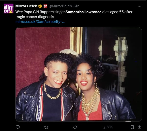 Samantha Lawrence: Pionera del Hip Hop Británico