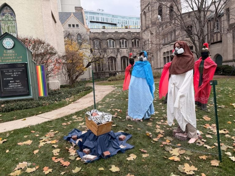 Controversial nativity scene provokes public backlash