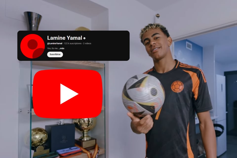 Lamine Yamal debuta como youtuber