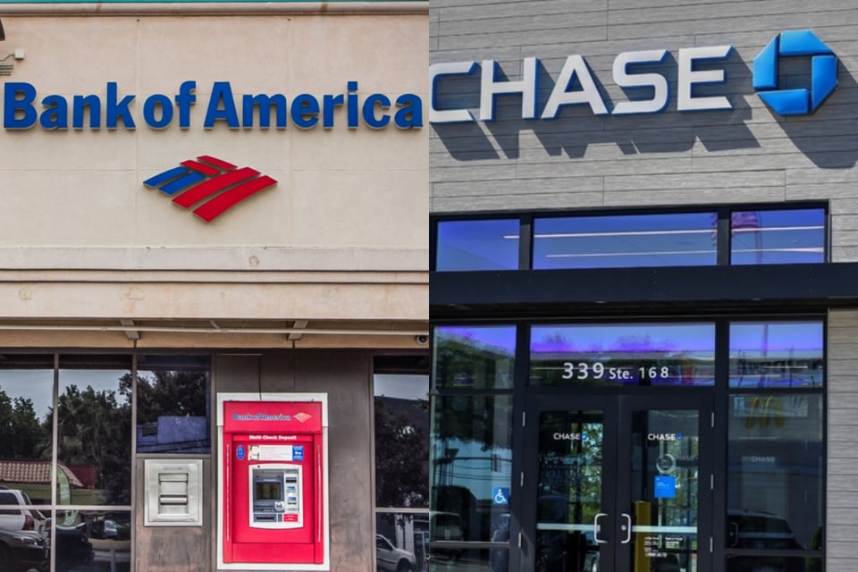 Bank of America cierres junto a otros bancos