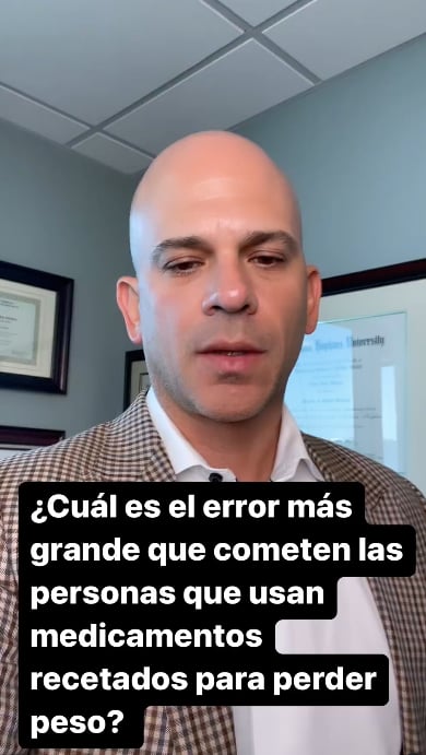 Dr. Juan Rivera explains the risks for people who take drugs to lose weight