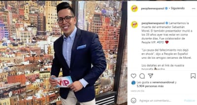 "His death left us in shock", presenter Sebastián Morel dies after ...
